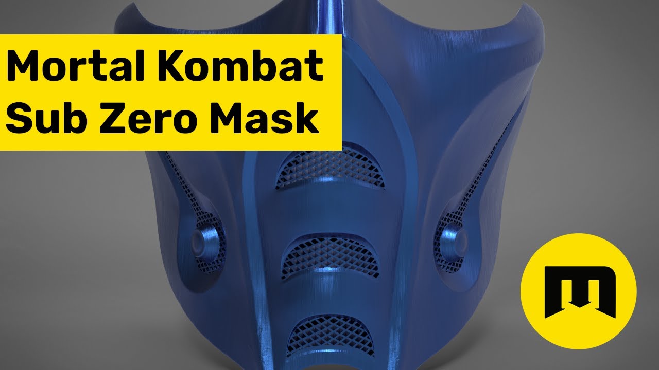 Sub Zero mask from Mortal Kombat(3D model ready for 3D printing)