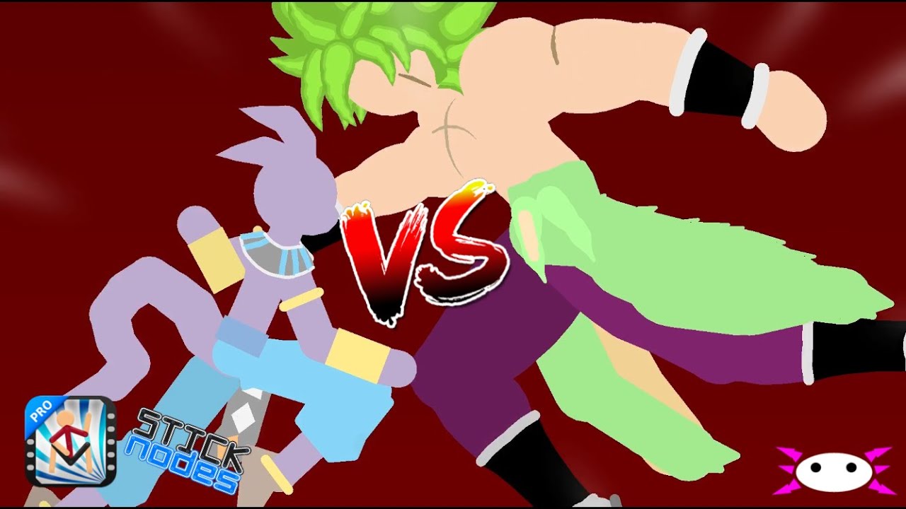 Broly Vs Beerus || Stick Nodes animation [DragonBall z]