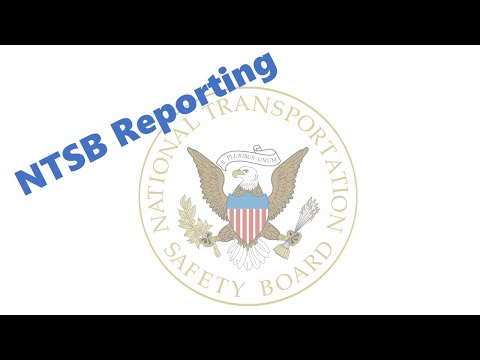 NTSB Reporting
