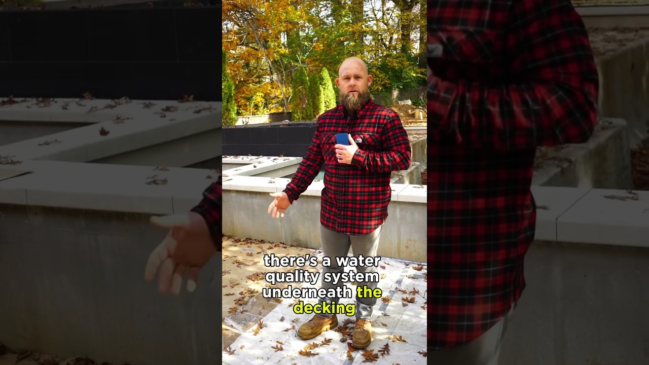 OUR TEAM BUILT AN UNDERGROUND WATER QUALITY SYSTEM! #swimmingpool #construction #exteriordesign