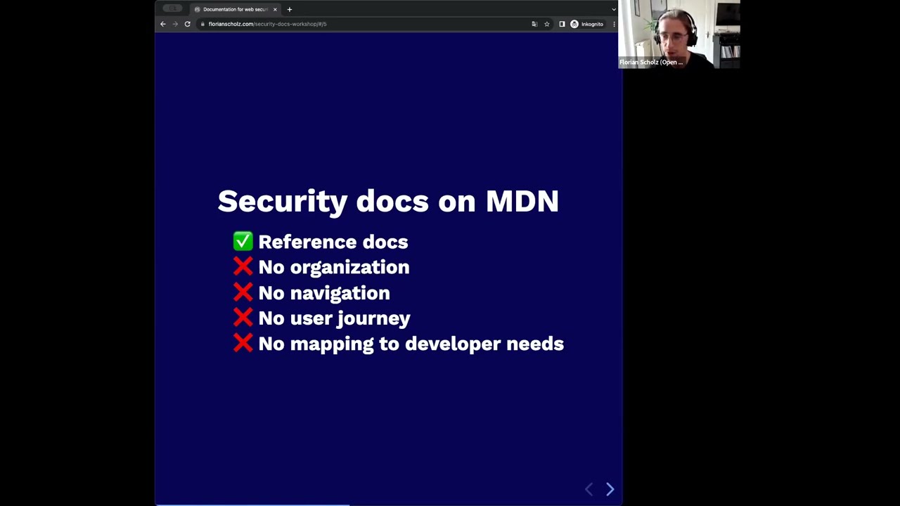 Documentation for web security education