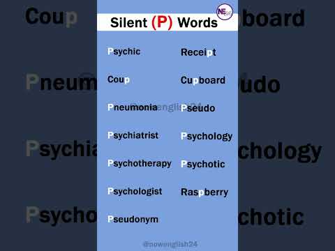 Words with Silent Letter (P) #shorts #vocabulary