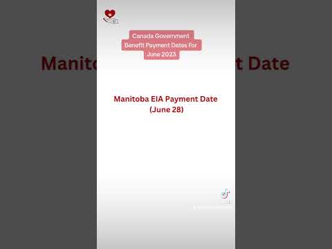Canada Government Benefit Payment Dates For June 2023