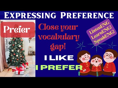 Expressing your preferences in English // Usage of Prefer // Spoken English //