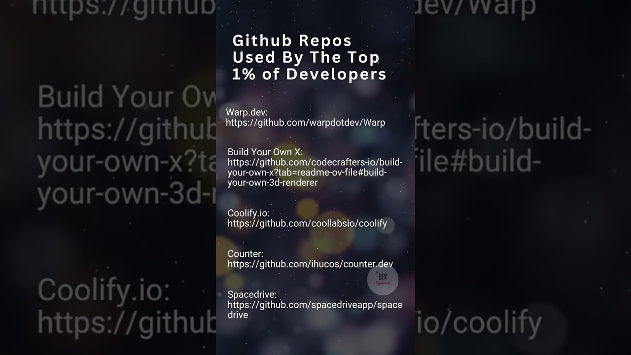 GitHub Repository Used by the Top 1% of Developers 🧑‍💻