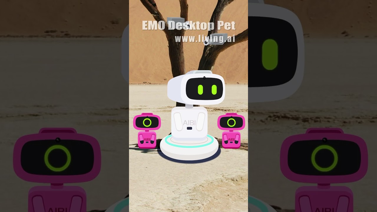 AIBI: “Would you risk it all?”😈 EMO: “I’m gonna dodge them all”😏 #emopetrobot #livingai #shorts