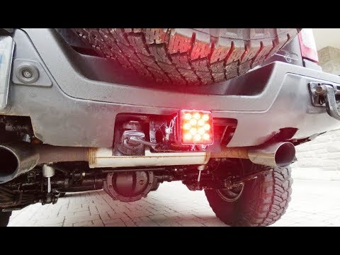How to Install Trailer Hitch Cover Led Brake Light