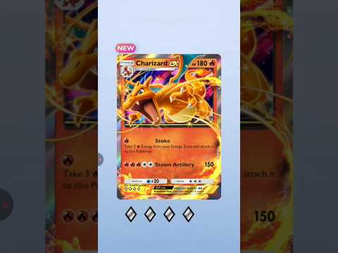Pokemon TCG Trending Cards Pocket Gameplay Opening Cards in Charizard Ex #pokemon #shorts