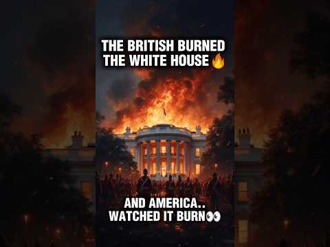 The Day the White House Was Set on Fire🔥 #history #shortvideo #shorts #british #america