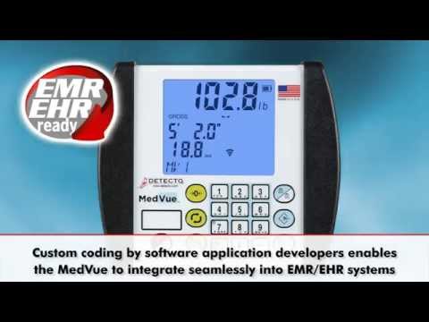 Detecto MedVue Medical Weight Analyzer Connectivity