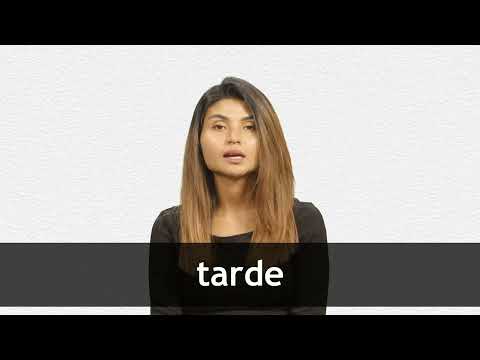 English Translation of “TARDE” | Collins Spanish-English Dictionary