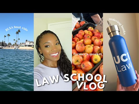 VLOG | PREPARING FOR 2L YEAR OF LAW SCHOOL | BLSA EVENT, MY CLASS SCHEDULE, BUYING BOOKS, DECLUTTER