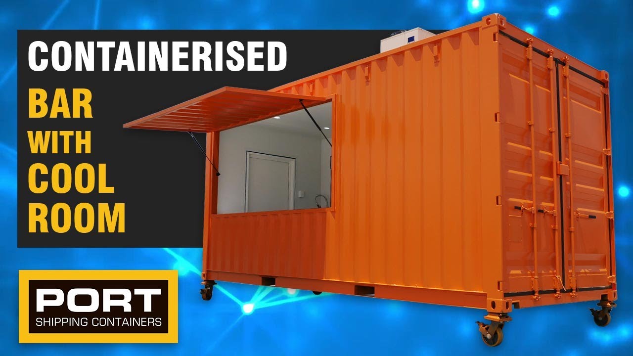 Container Bar with Cool Room