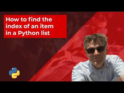 How to find the index of an item in a Python list
