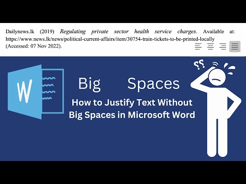 How to fix lengthy space in Microsoft Word 360 | Solve Extra Spacing Problem | macOS | Justify Text