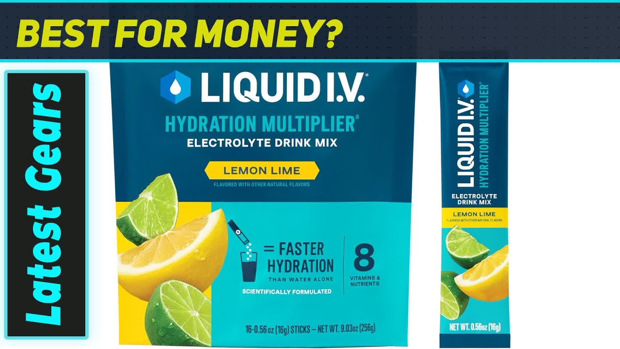 Liquid I.V. Hydration Multiplier – The Best Electrolyte Drink for Intense Workouts and Hydration