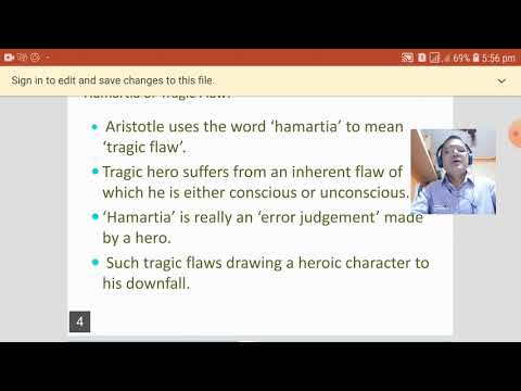 Existentialism & Hamartia Or Tragic Flaw