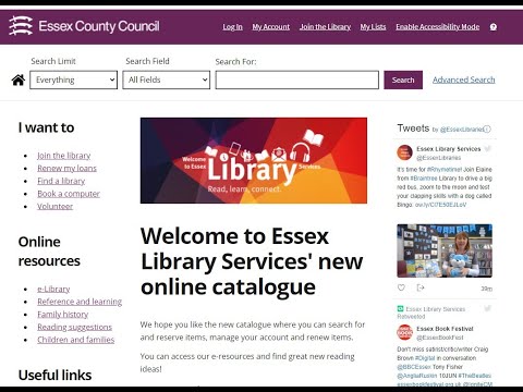 Introduction to the new library catalogue