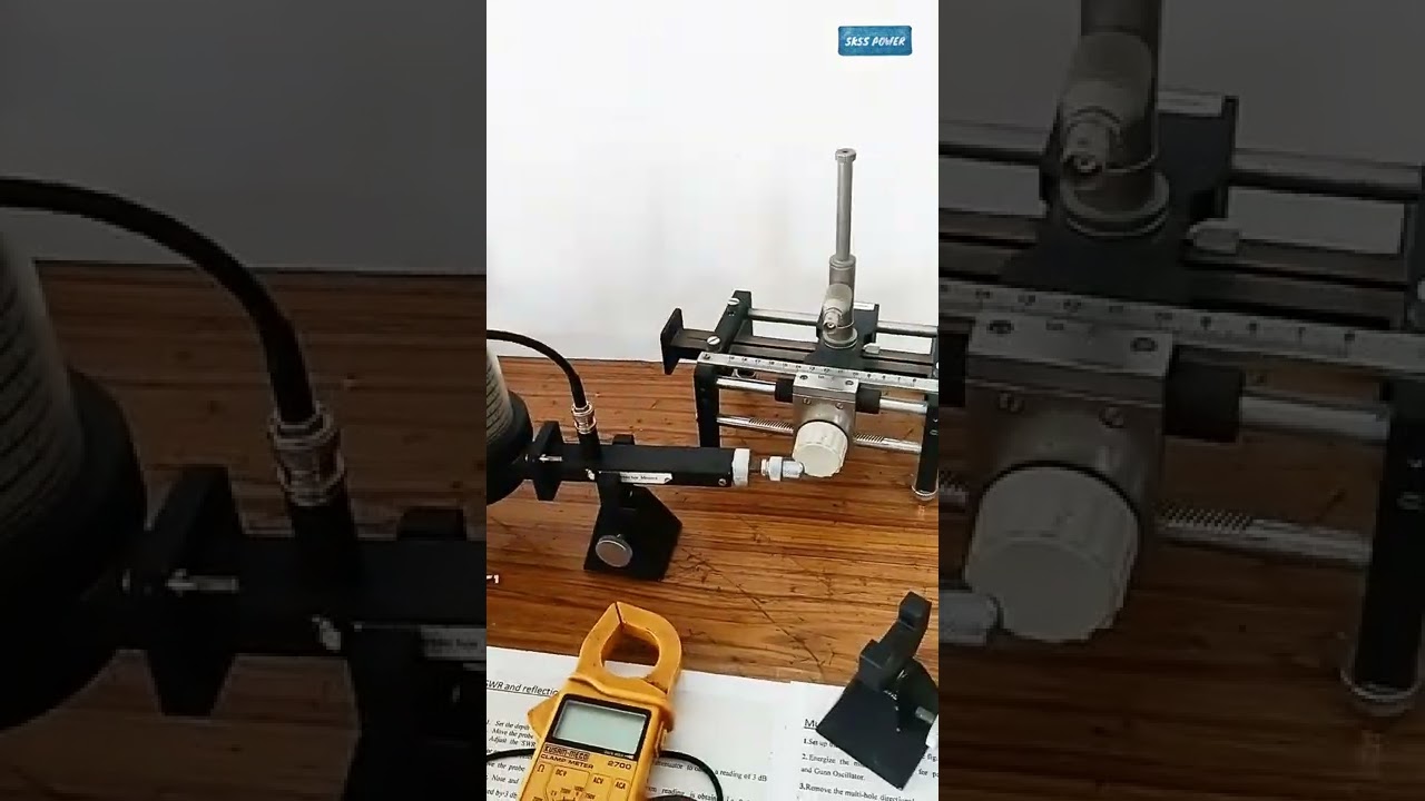 KLYSTRON GUN MICROWAVE BENCH ! MICROWAVE TEST BENCH SETUP