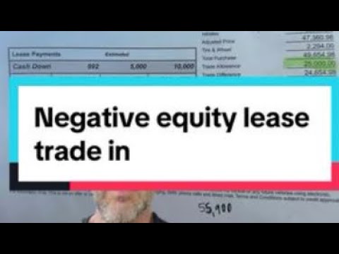 Lease quote with a negative equity trade in. #leasing #car #carlease #negativeequitytradein
