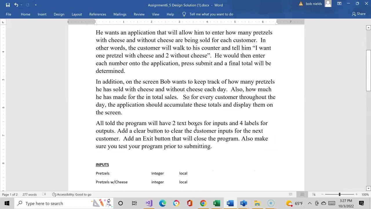 Assignment 6 Solution
