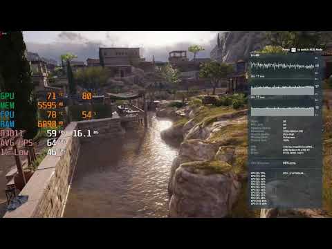 Assassin's Creed Odyssey - I5 11400F + RX 6700 XT - 1080p Max Settings - Benchmark Fps Test