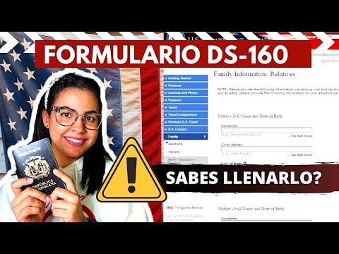 Cómo llenar el FORMULARIO DS-160 para la solicitud de VISA AMERICANA 2023 - Astrid Bernier