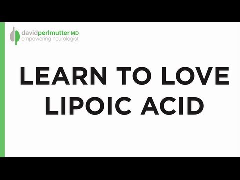 Learn to Love Lipoic Acid