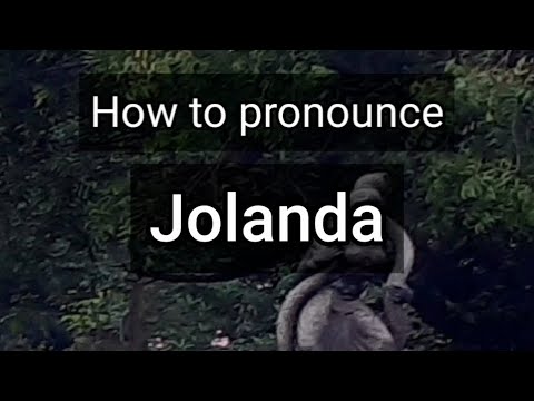 How to Pronounce Jolanda (Italian)