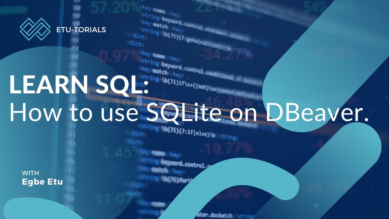 SQL with DBeaver: Setting up SQLite - Step by Step Process