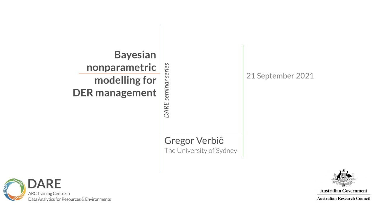 Bayesian nonparametric modelling for DER management