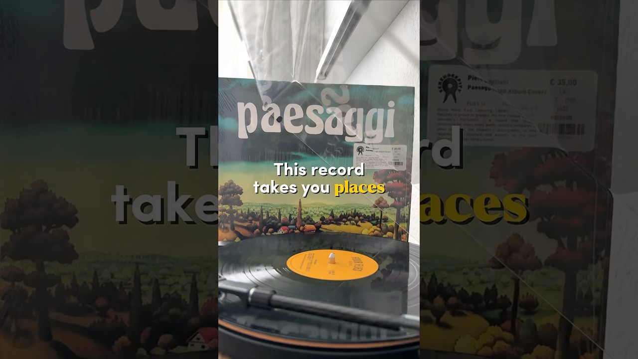 This record takes you places 🌎 #pieroumiliani #paesaggi #italianjazz #librarymusic #vinylcommunity
