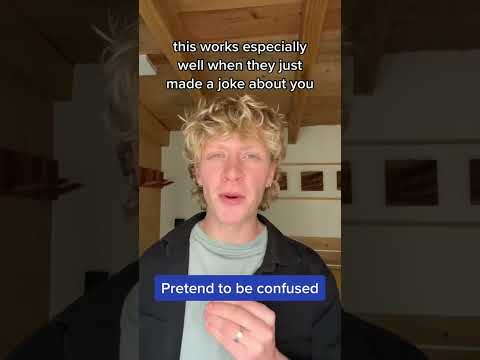 Best comeback for an insult! #shorts #comebacks #insult #bully #psychology