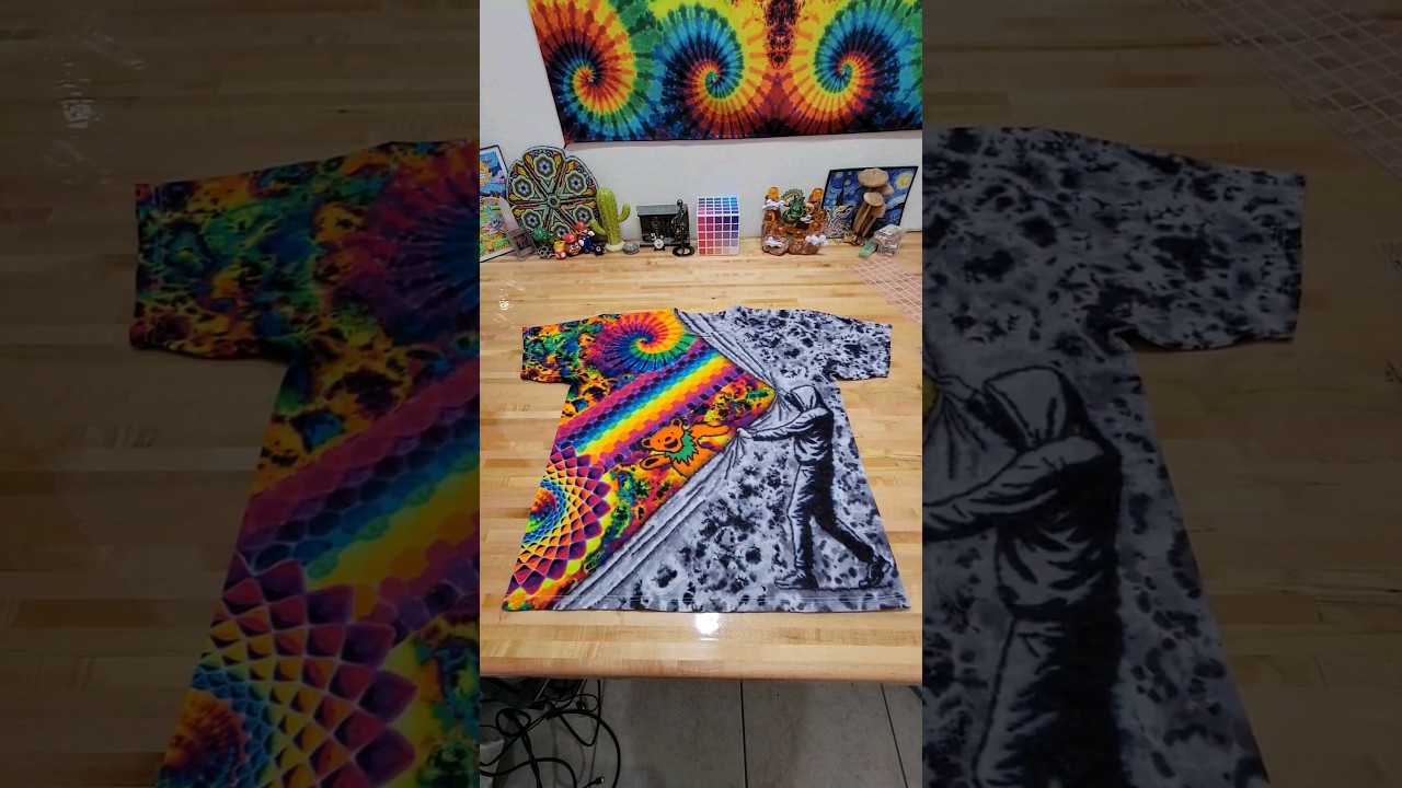 The Reveal #handmade #artprocess #tiedye #fyp