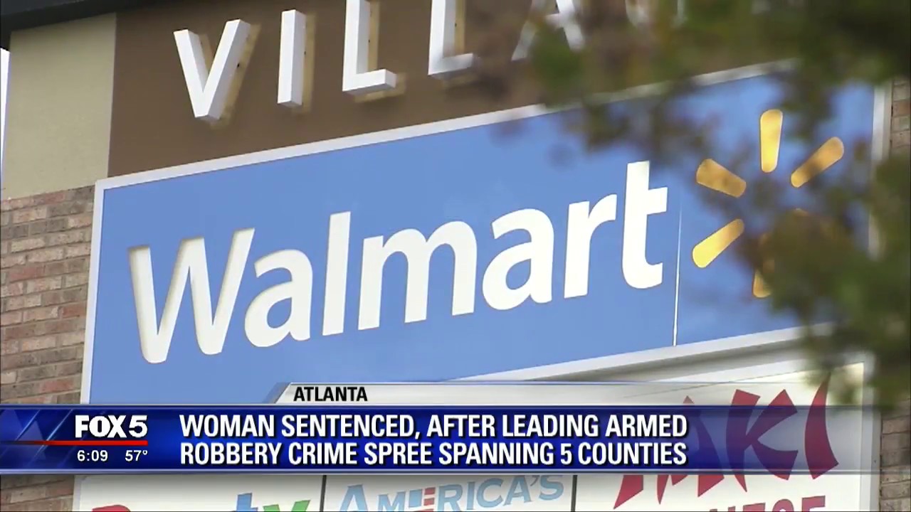 Woman sentenced after armed robbery crime spree