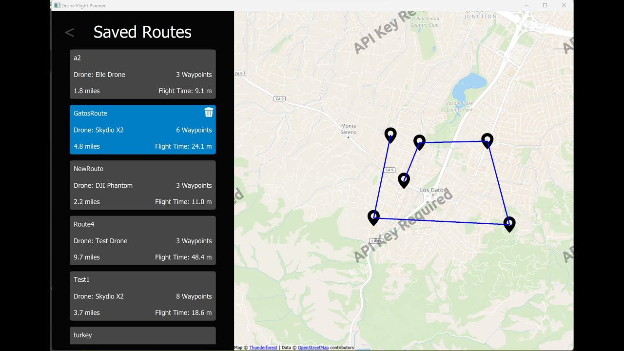 Drone Flight Planner Demo. Source in Description!