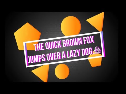 [Pangram] - 16 Sentences That Contain Every Letter of the Alphabet || New Tech
