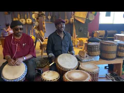 Mediani rhythm and break w/ Malik @ Motherland Music.