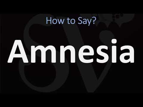 How to Pronounce Amnesia? (CORRECTLY)