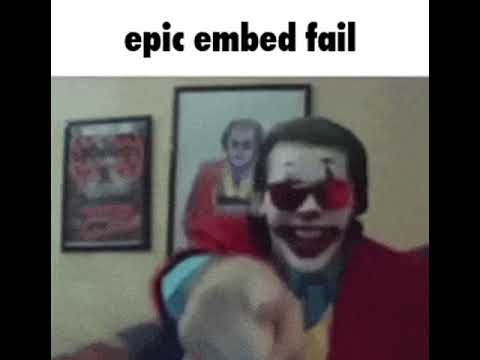 POV: your embed failed