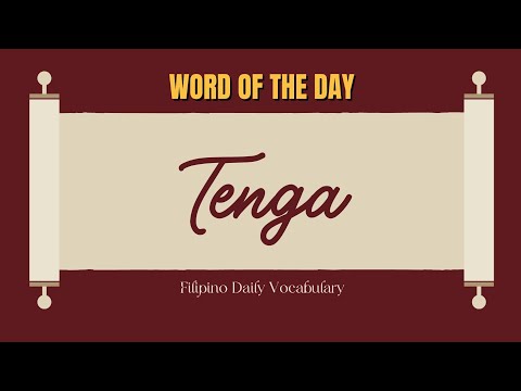 Pronounce and translate "tenga"