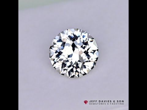 7.17ct LAB white Sapphire - Bagdasarov HDSM