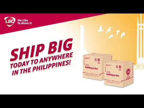 LBC Kabayani Deals: Ship BIG to ANYWHERE in the Philippines!