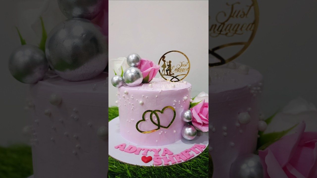 Engagement cake design... #chocolatepuddingcake #ringceremony #cakedecoration #cakedesign #trending