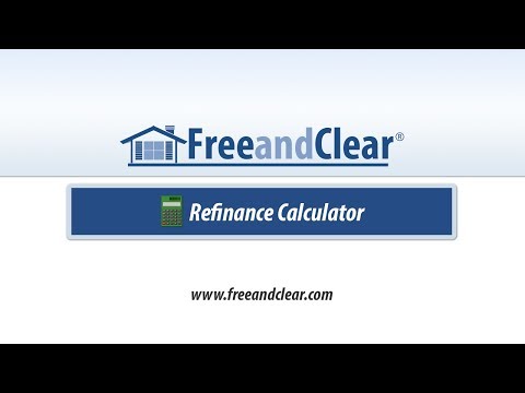 Mortgage Refinance Calculator Video