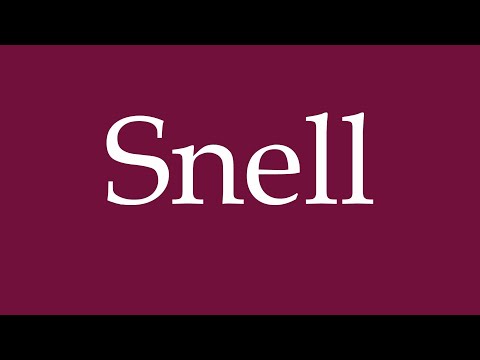 How to Pronounce ''Snell'' Correctly in German