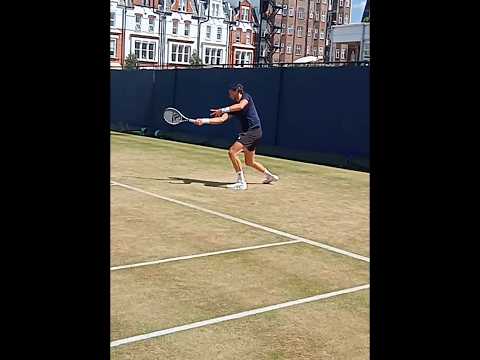 Arthur Rinderknech's Forehand Up Close Queens 2025 #atp #tennis #forehand