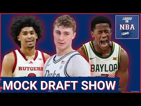 2025 Full NBA Mock Draft Show With Trades Reaction! | NBA Squad Show