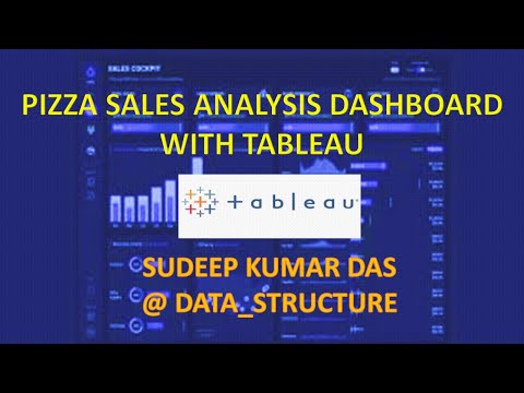 Pizza Sales Data Analysis Dashboard with Tableau