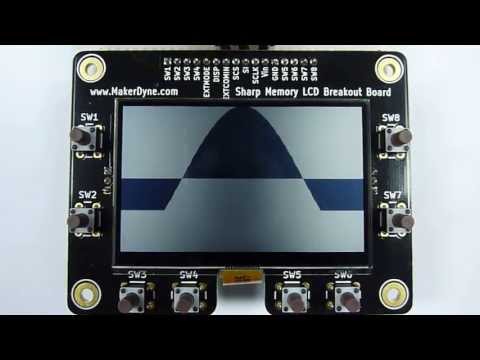 Sharp Memory LCD Displays = Ultra Low Power - Libraries - Particle